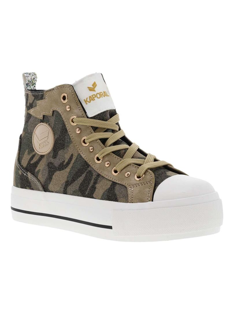KAPORAL - Baskets montantes semelle plateau - Multicolore - Kiabi - 58.76€