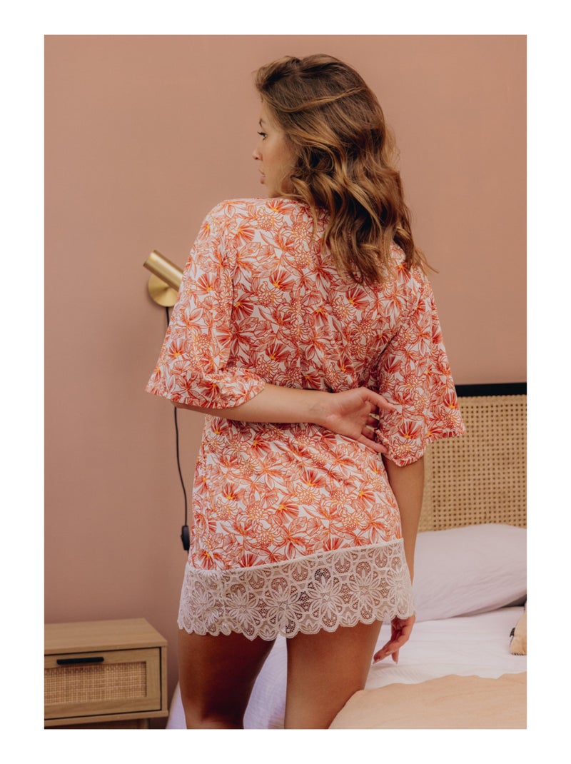 Kimono Rachel - Orange - Femme - 0.00€ - Kiabi