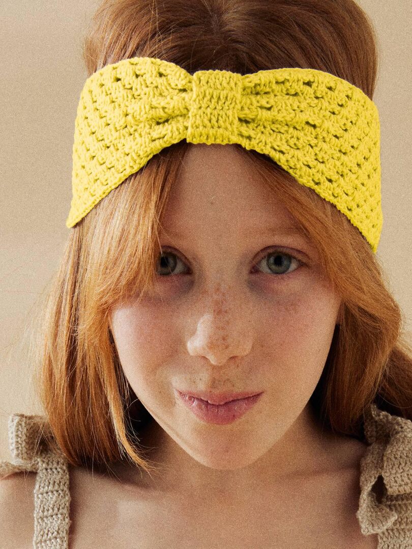 Kit Crochet Bandeau Tory - Jaune - Kiabi - 12.50€