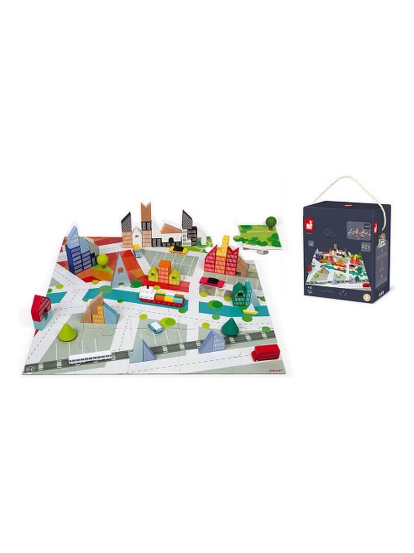 Kubix 60 Blocs et Puzzle Ville - N/A - Kiabi - 49.95€