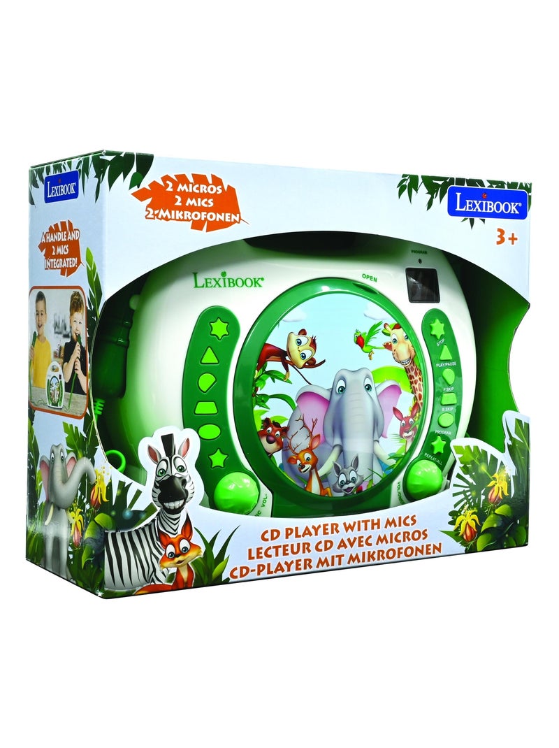 Lecteur CD portable avec 2 microphones Animaux - N/A - Enfant - 0.00 ...