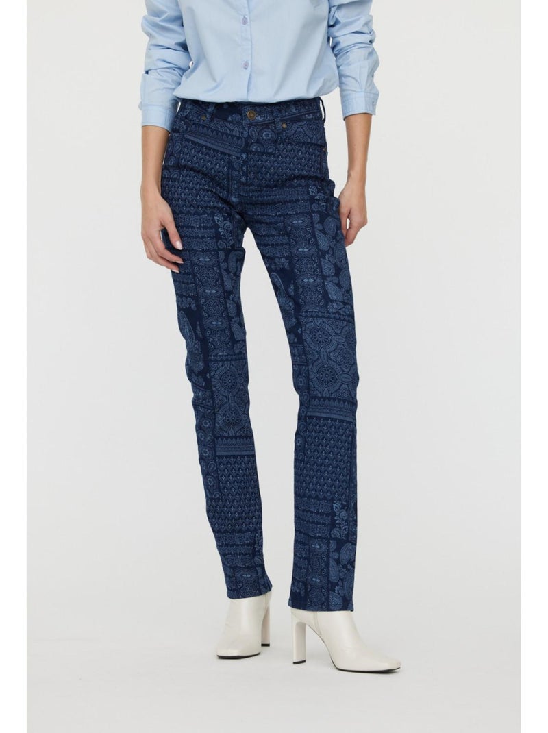 Lee Cooper - Jean coton straight LC161 - Bleu - Kiabi - nu€