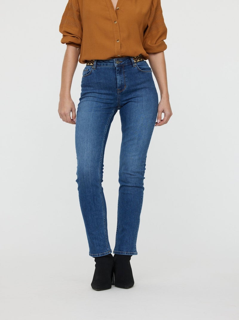 Lee Cooper - Jean LC161 Medium Blue Brushed - Bleu - Femme - 0.00€ - Kiabi