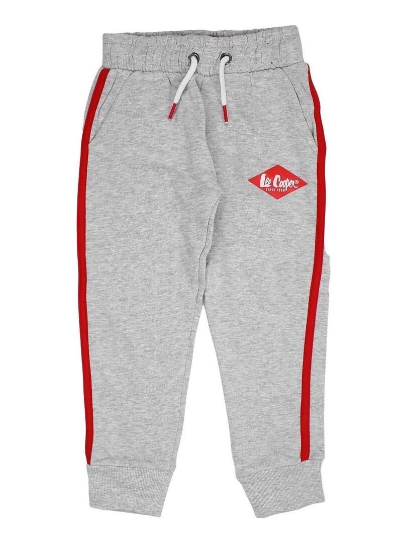 Lee Cooper - Pantalon imprimé logo en coton - Gris - Kiabi - 17.90€