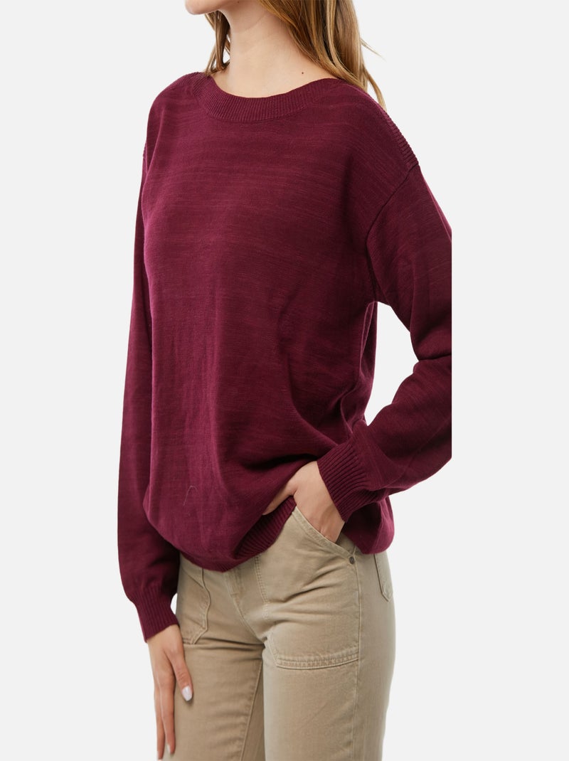 Lee Cooper - Pull CEA Red blood - Rouge - Femme - 0.00€ - Kiabi