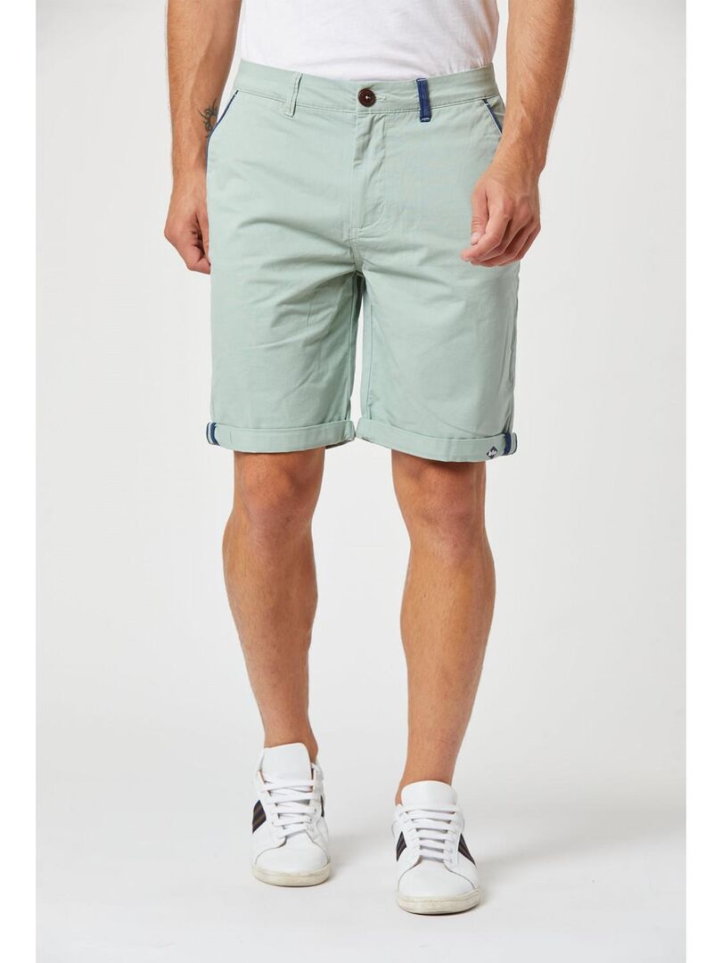 Lee Cooper - Short coton regular NASHO - Vert jade - Kiabi - 31.50€