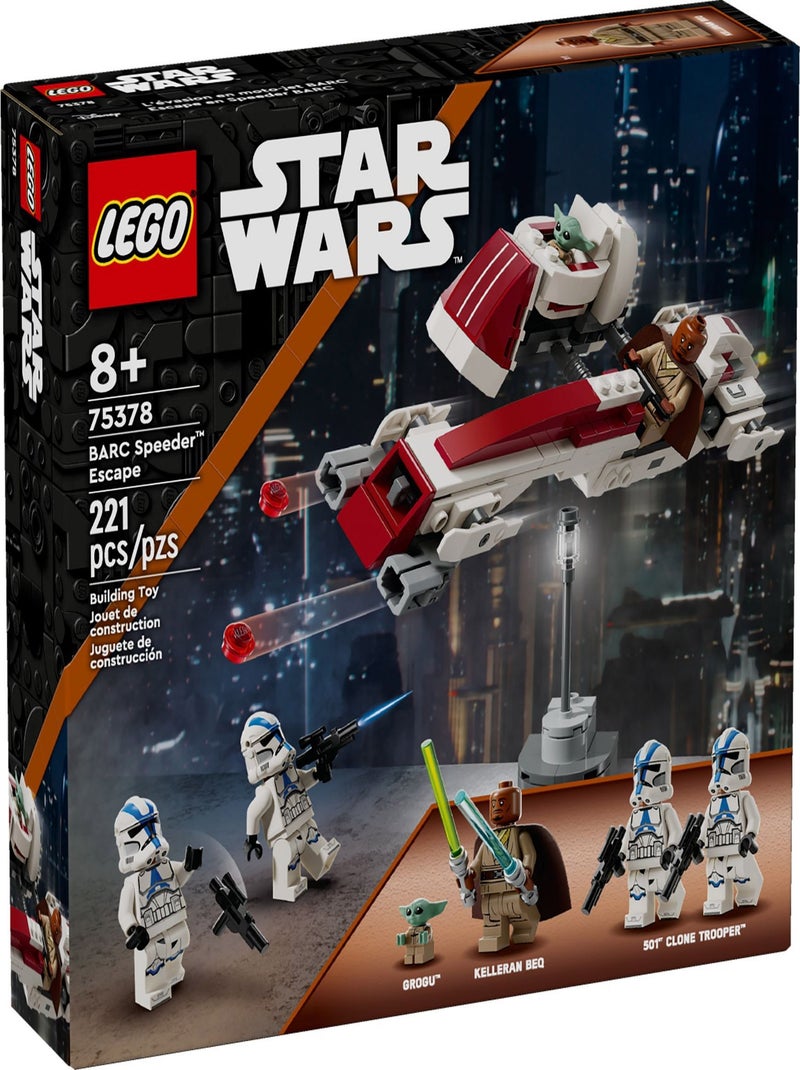 LEGO Star Wars - L'évasion en Speeder BARC - 75378 - Multicolore ...