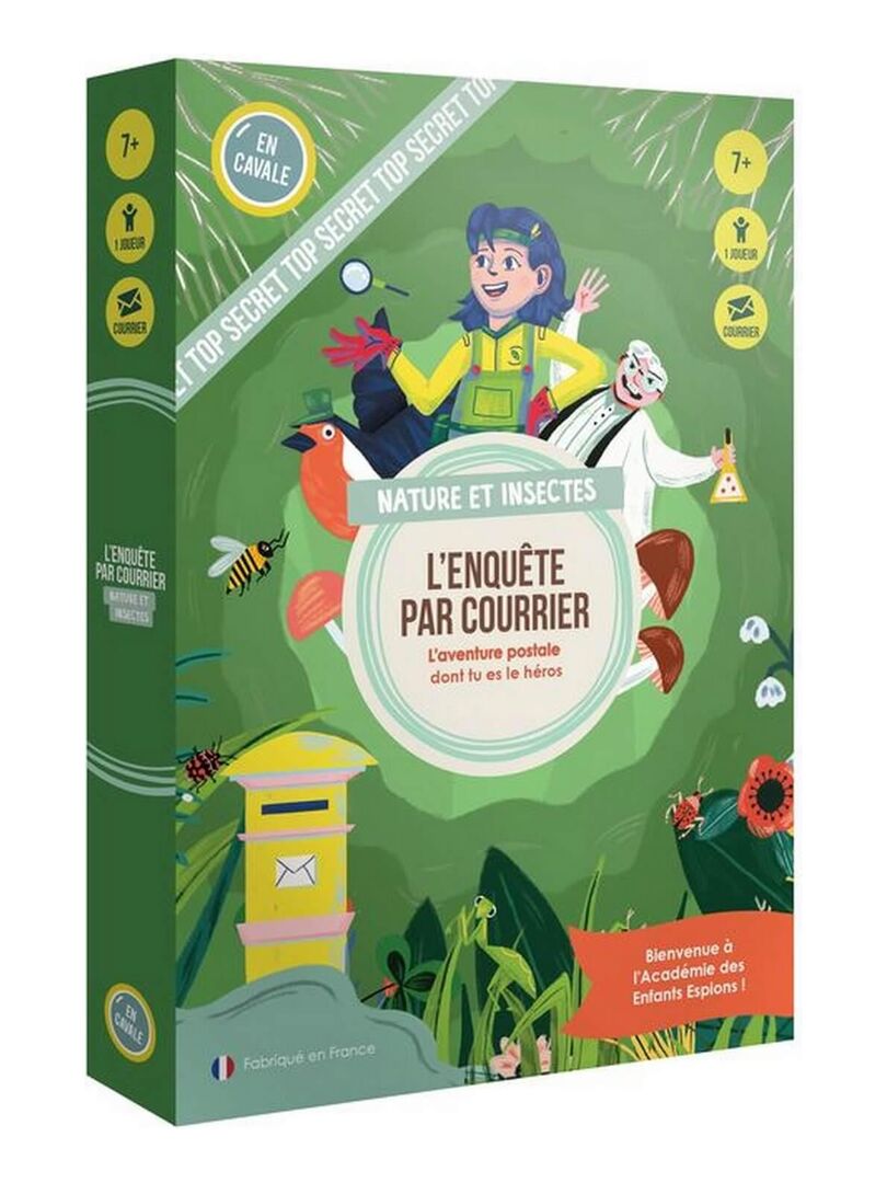 L'enquête par courrier : nature et insectes :enfant - N/A - Kiabi - 30.53€