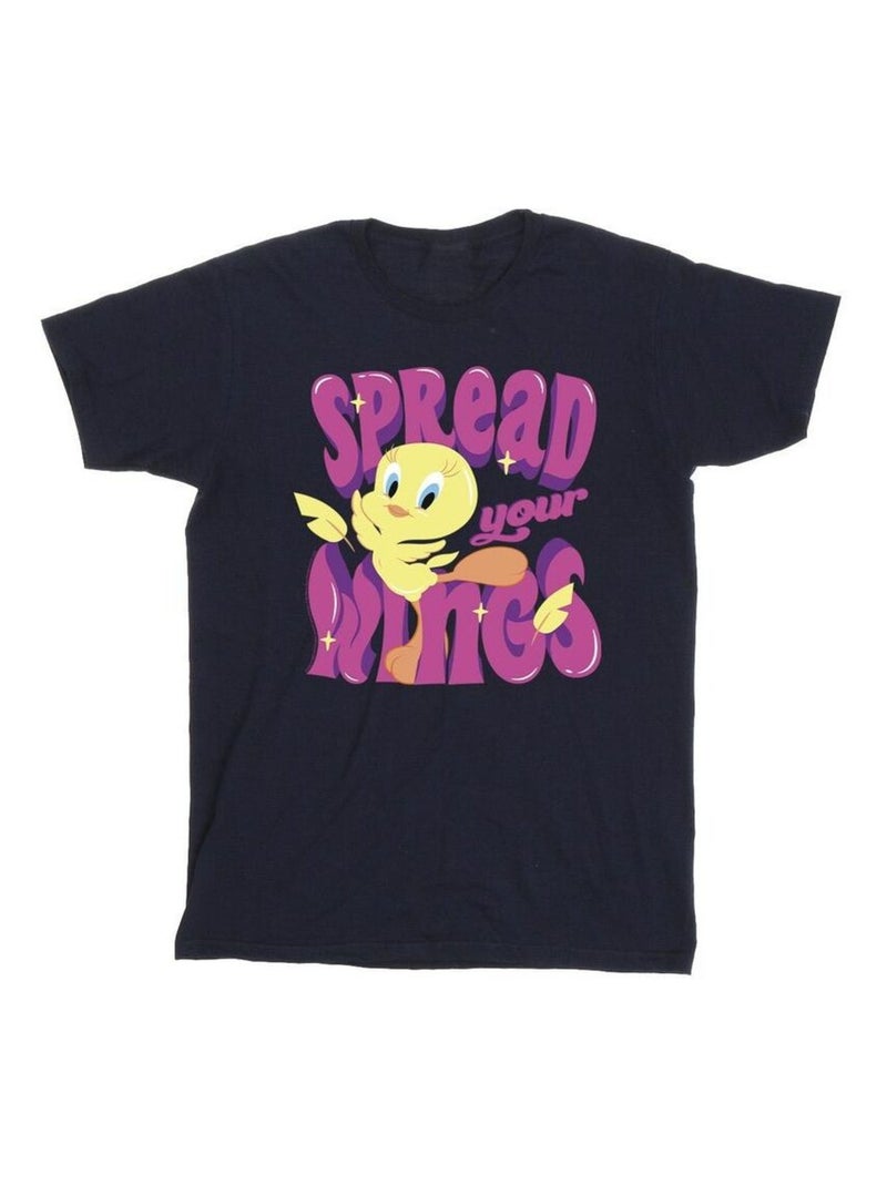Looney Tunes - T-shirt TWEEDAY SPREAD YOUR WINGS - Bleu marine - Kiabi ...