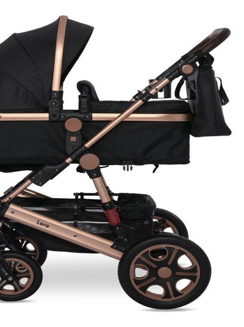 LORELLI - Poussette combinée trio 3 en 1 - siège auto 0m – nacelle – dès la naissance – jusqu’à ...