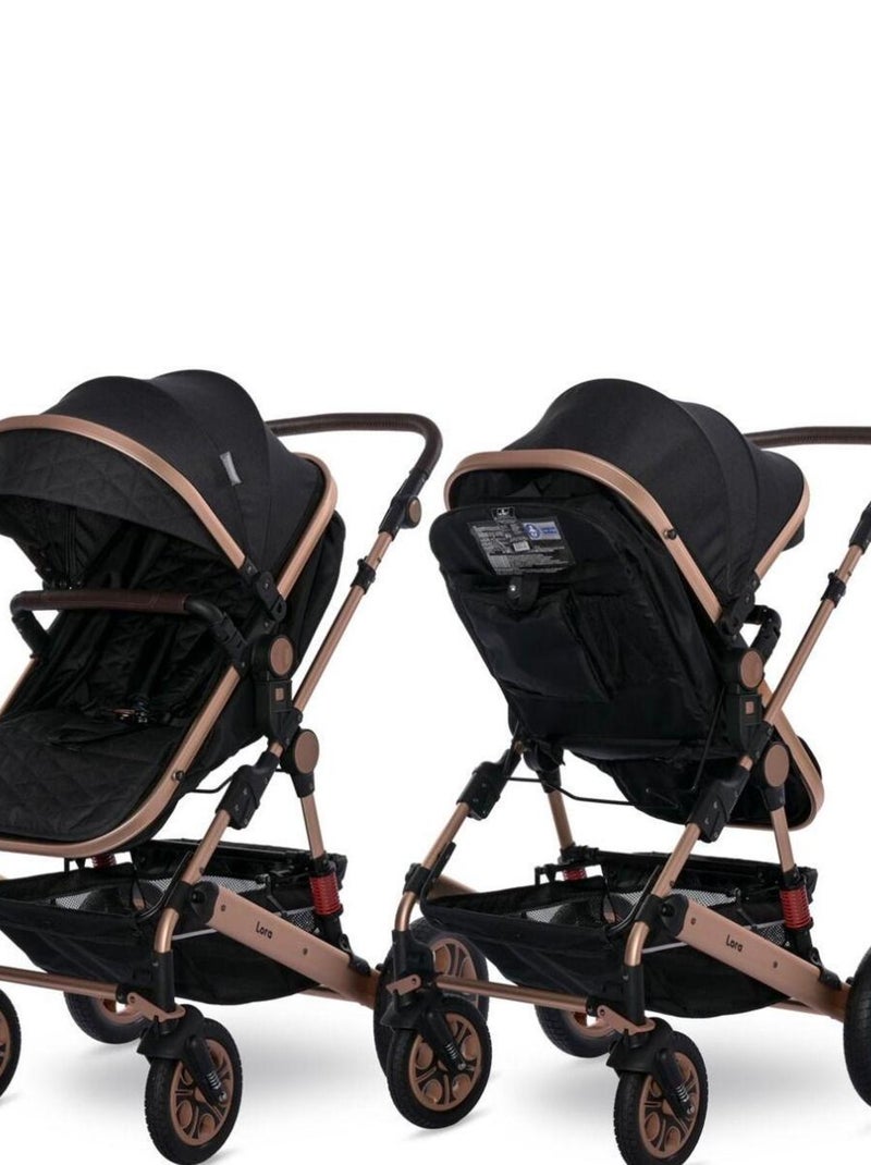 LORELLI - Poussette combinée trio 3 en 1 - siège auto 0m – nacelle – dès la naissance – jusqu’à ...