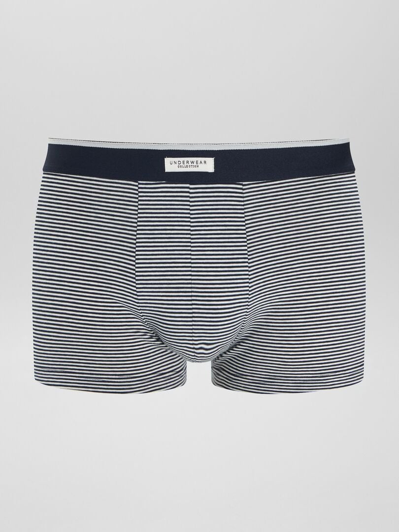 Lot 3 boxers stretch - Noir - Kiabi - 13.00€