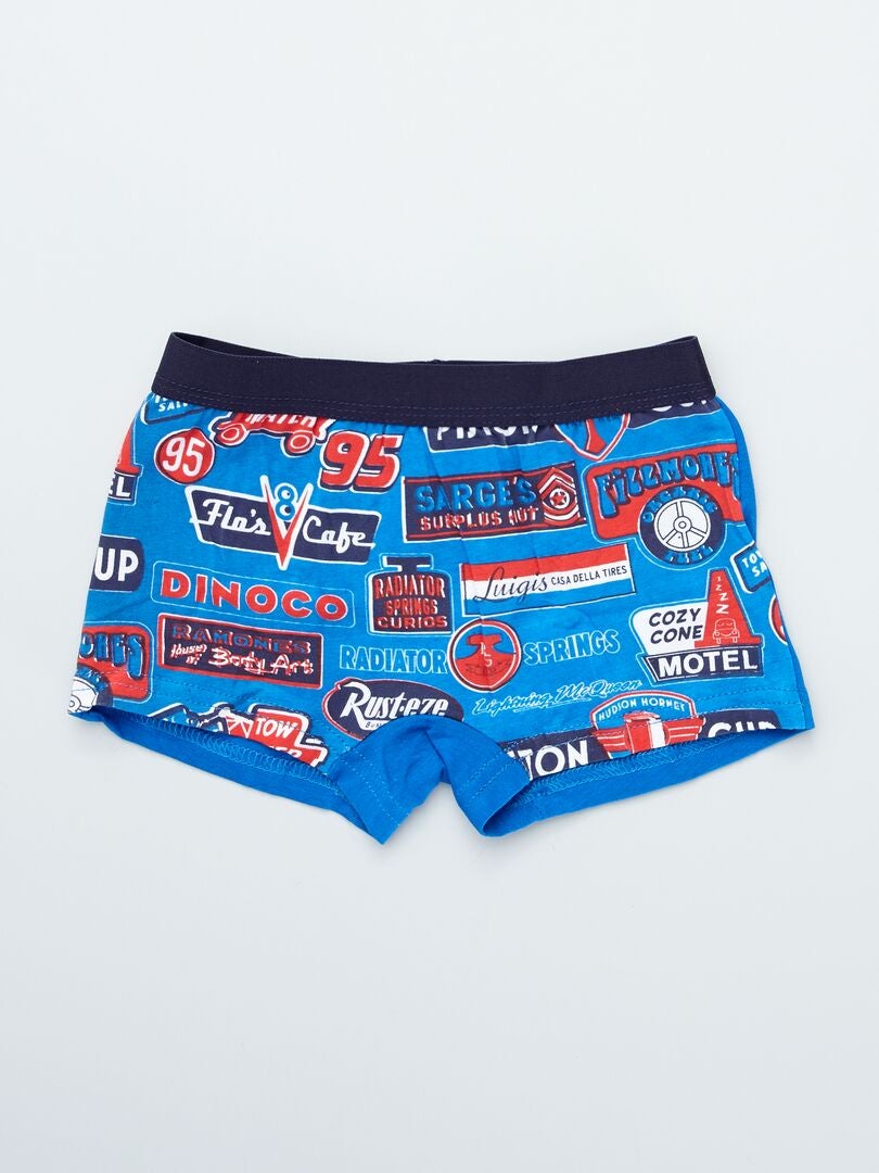Lot de 2 boxers 'Cars' - jaune/bleu - Kiabi - 4.00€