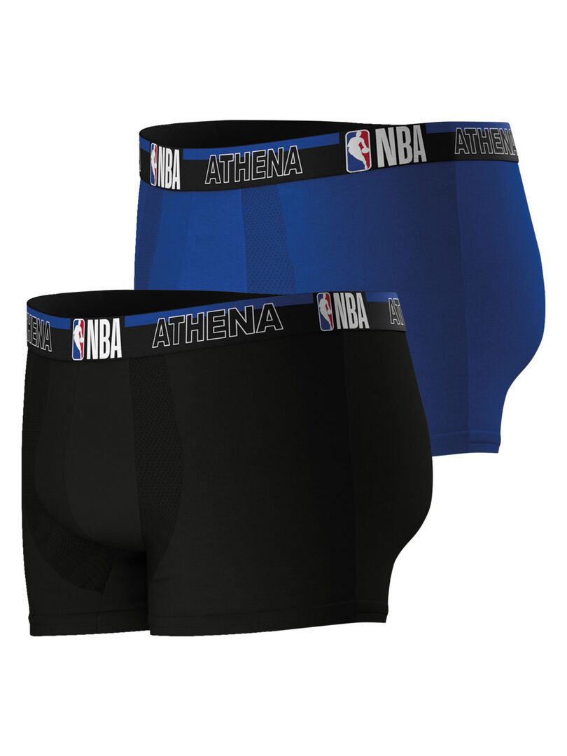 Lot de 2 boxers homme NBA - Bleu - Kiabi - nu€