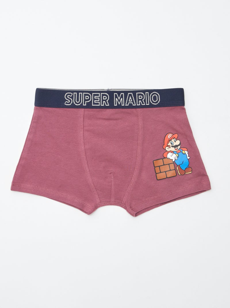 Lot de 2 boxers 'Super Mario' - Bleu - Garçon - 4.40€ - Kiabi