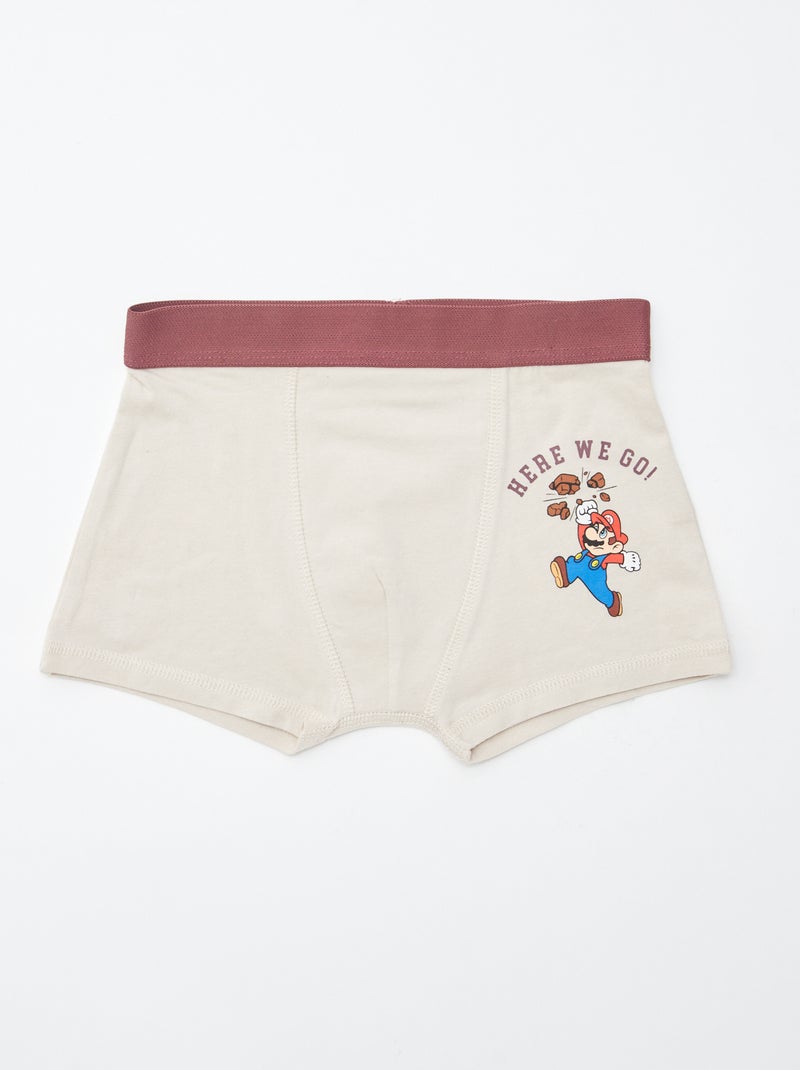 Lot de 2 boxers 'Super Mario' - Bleu - Garçon - 4.40€ - Kiabi