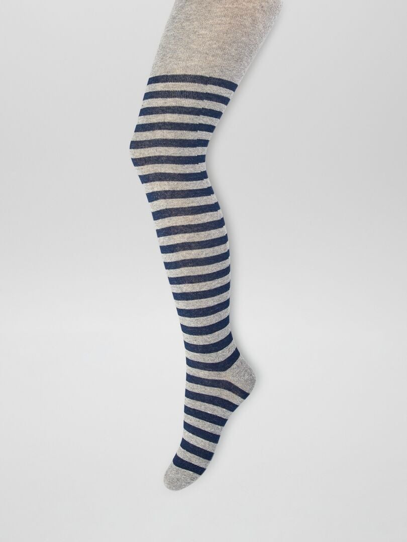 Lot de 2 collants en maille fantaisie - Bleu - Kiabi - 10.00€