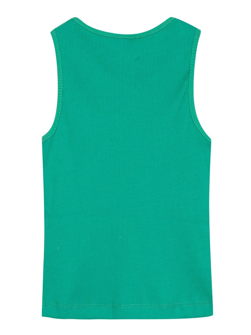 Lot De 2 Débardeurs Oeko-tex Imprimé Floral Et Maille Côtelée 'miniman ...