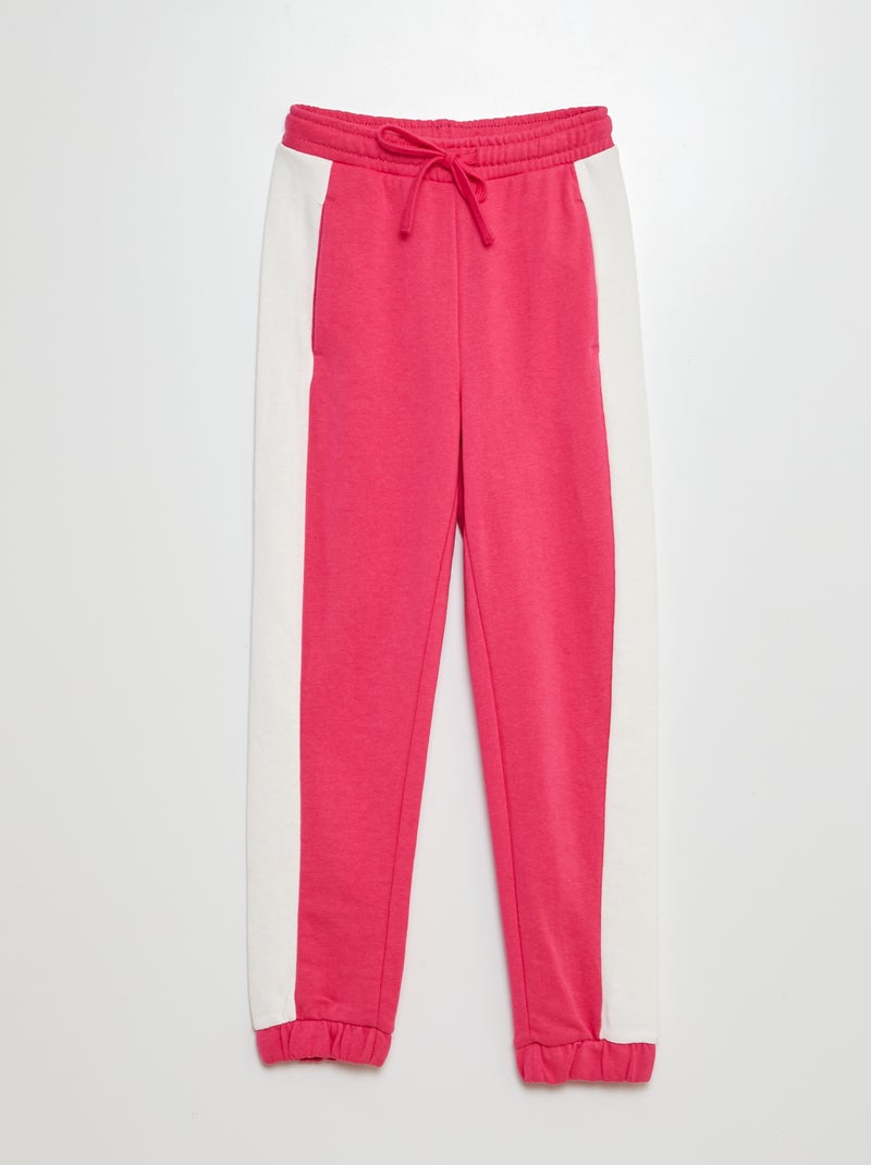 Lot de 2 pantalons de jogging - Rose - Fille - 8.25€ - Kiabi