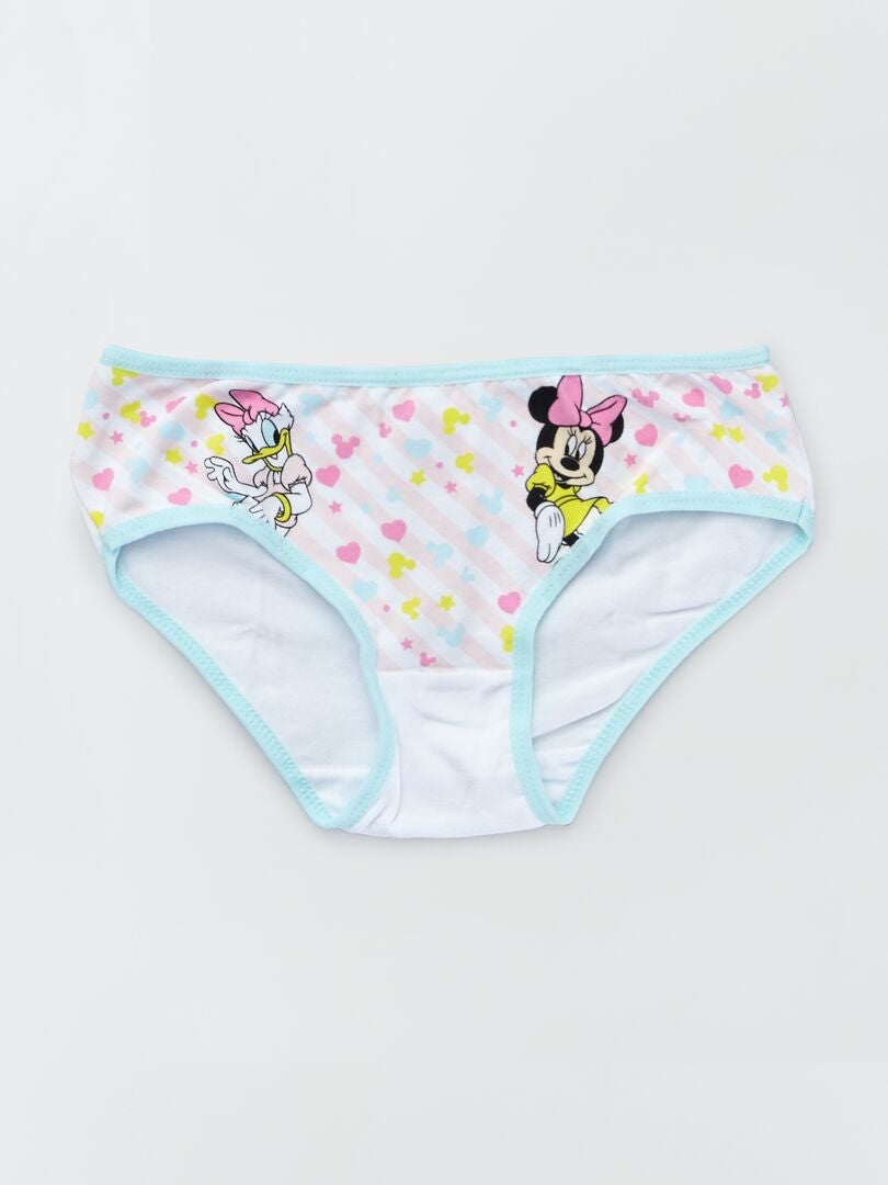 Lot de 2 shorties 'Minnie' - blanc/rose - Kiabi - 3.50€