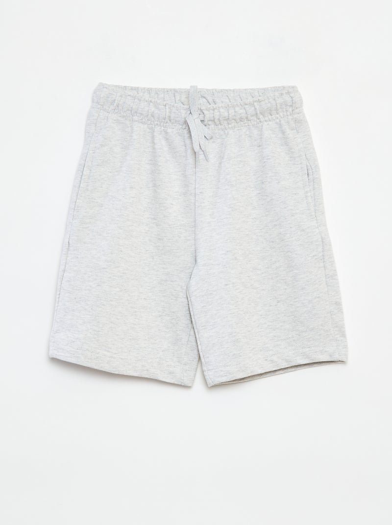 Lot de 2 shorts en molleton - BLANC - Garçon - 7.50€ - Kiabi