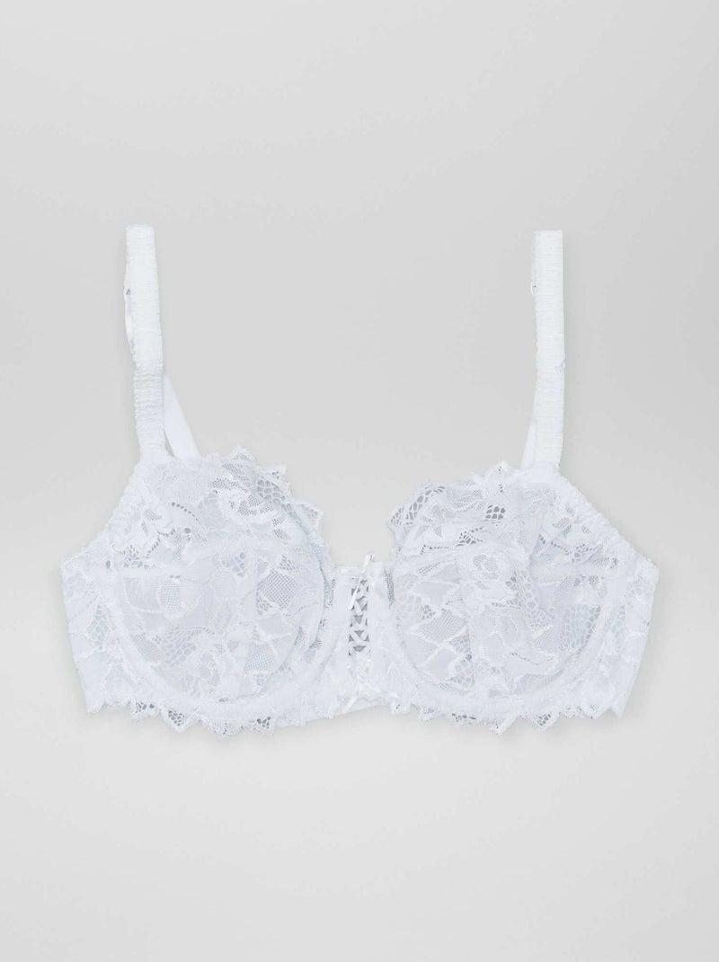 Lot de 2 soutiens-gorge Arum 'Sans Complexe' - blanc/rose - Kiabi - 13.80€