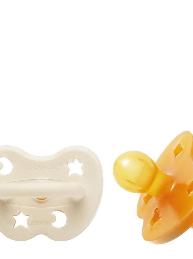 Lot de 2 tétine ronde 3-36 mois - Multicolore - 0.00€ - Kiabi