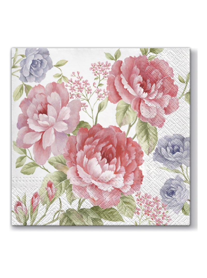 Lot de 20 serviettes en papier Roses de julietta - Rose - 0.00€ - Kiabi