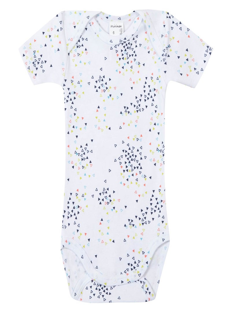 Lot De 3 Bodies Manches Courtes Oeko-tex 'miniman' - Bleu marine ...