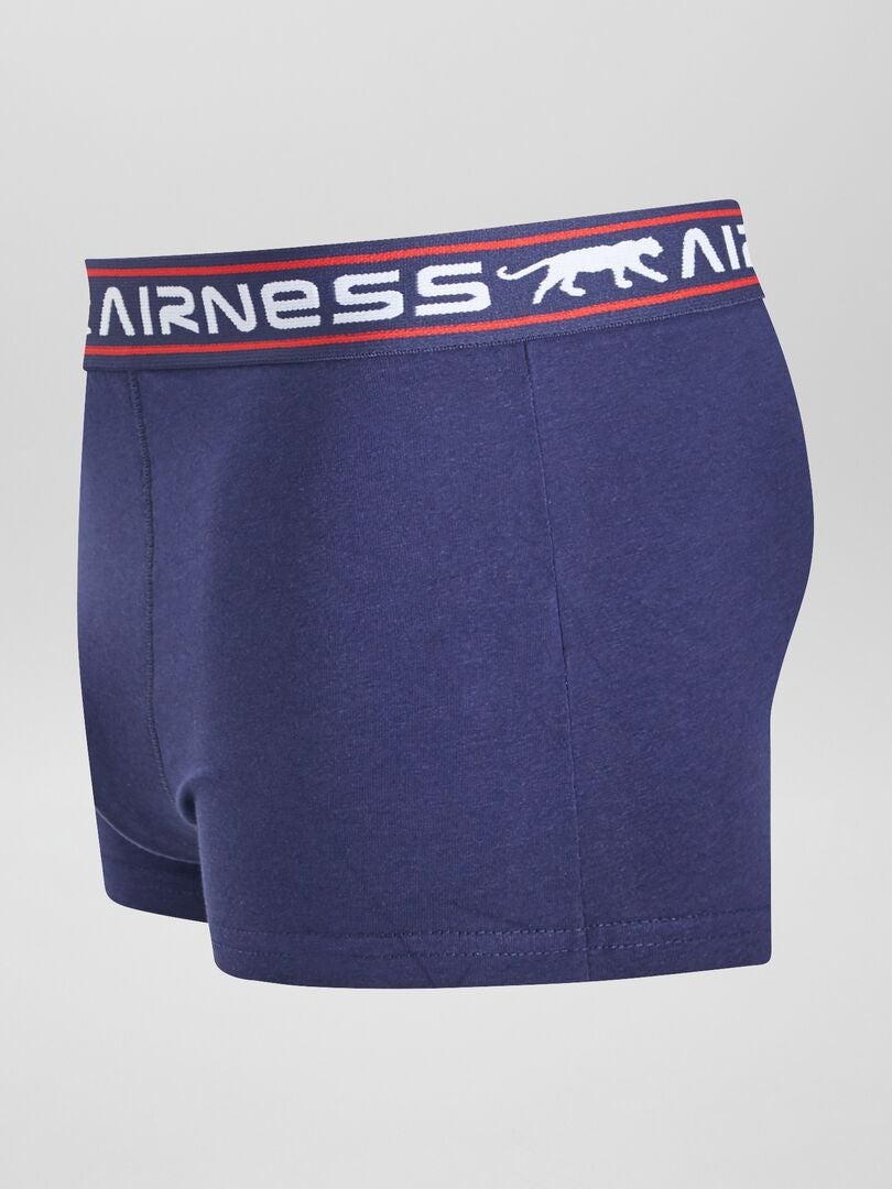 Lot de 3 boxers 'Airness' - Rouge/bleu/gris - Kiabi - 18.00€