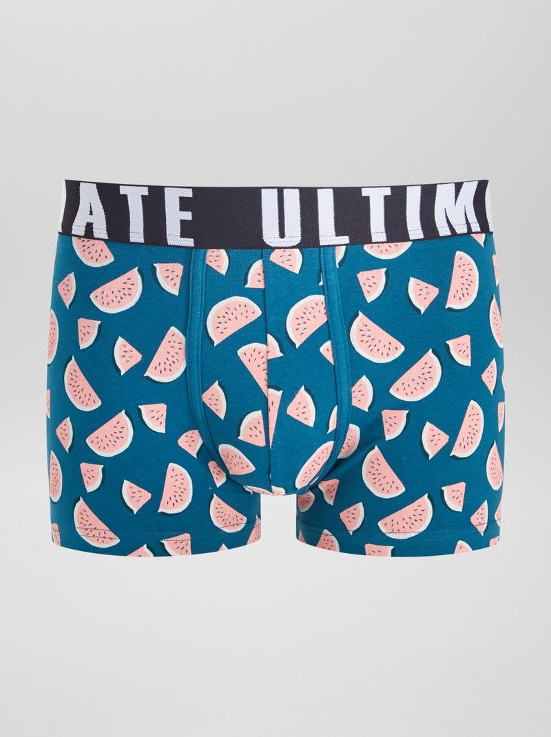 Lot de 3 boxers fantaisie - Rose/vert - 13.00€ - Kiabi