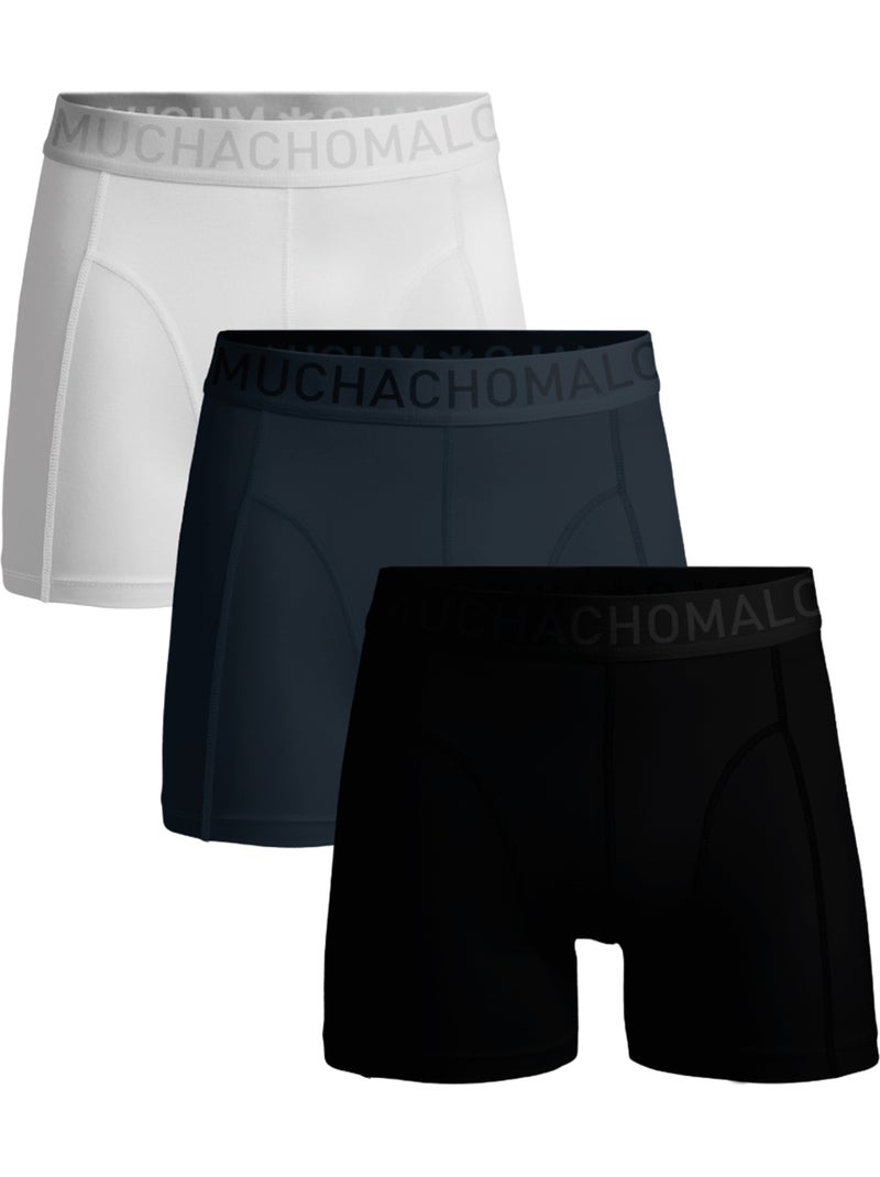 Lot de 3 boxers homme Muchachomalo - Noir Bleu - Homme - 59.95€ - Kiabi