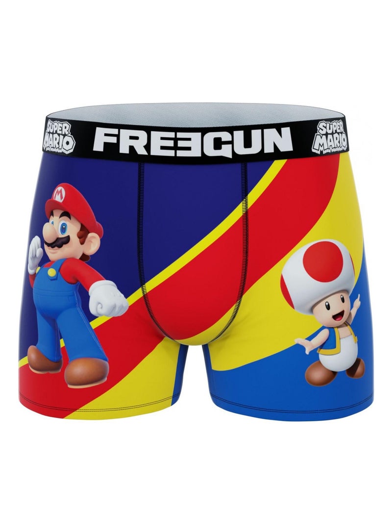 Lot de 3 boxers homme Super Mario Bros Freegun - Bleu - 0.00€ - Kiabi