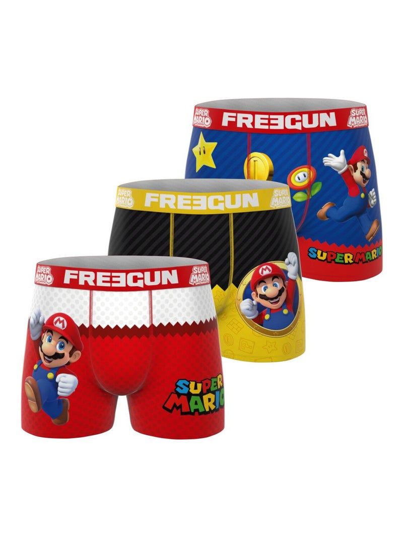 Freegun Boxer Mario FREEGUN Boxer Homme Mario, Bowser, Calecon Homme ...