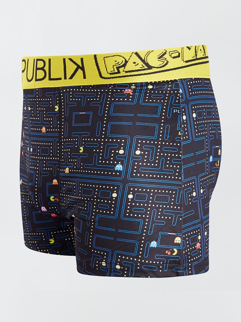 Lot de 3 boxers 'Pac-Man' 'No Publik' - multicolore - Kiabi - 15.00€