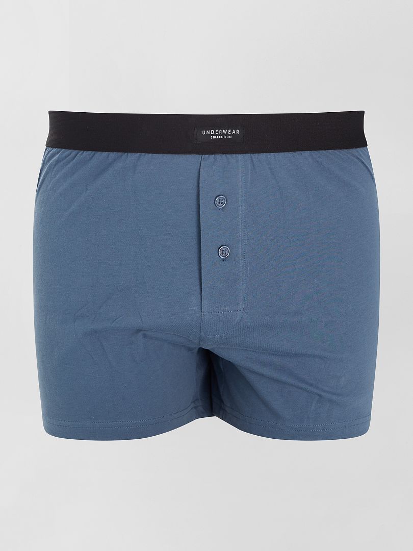 Lot de 3 caleçons - bleu - Kiabi - 12.00€