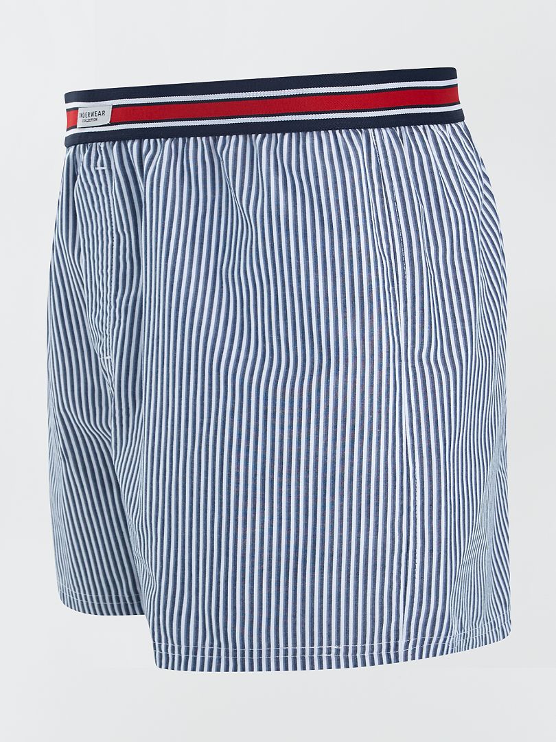 Lot de 3 caleçons - bleu - Kiabi - 7.50€