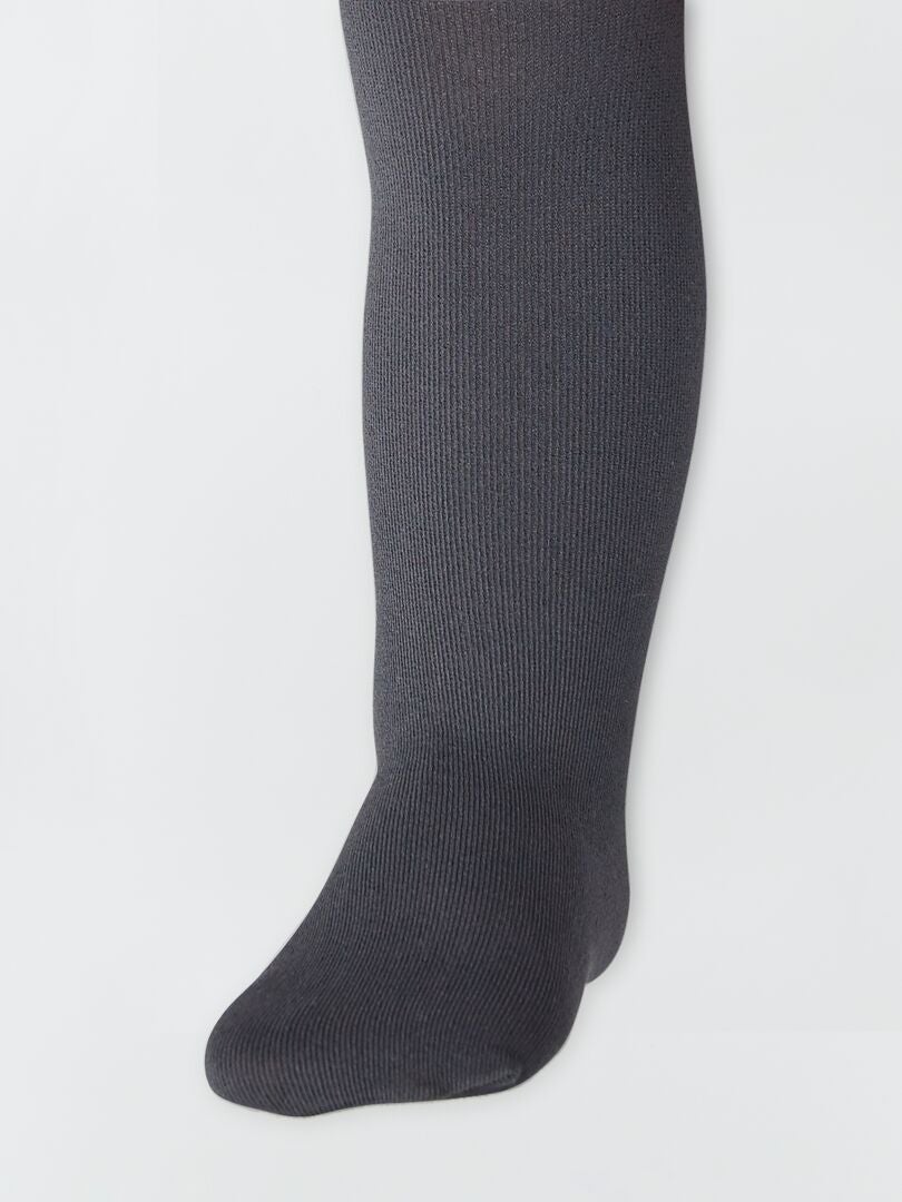 Lot de 3 collants fins - Rose/bleu/ecru - Kiabi - 3.00€