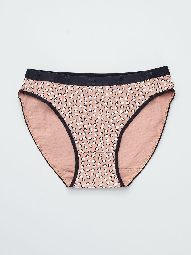 Lot de 3 culottes Les Pockets de 'DIM' - noir/beige - Kiabi - 15.00€