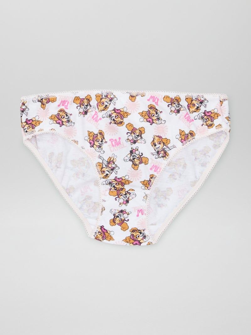 Lot de 3 culottes 'Pat' Patrouille' - Rose/vert/blanc - Kiabi - 6.00€