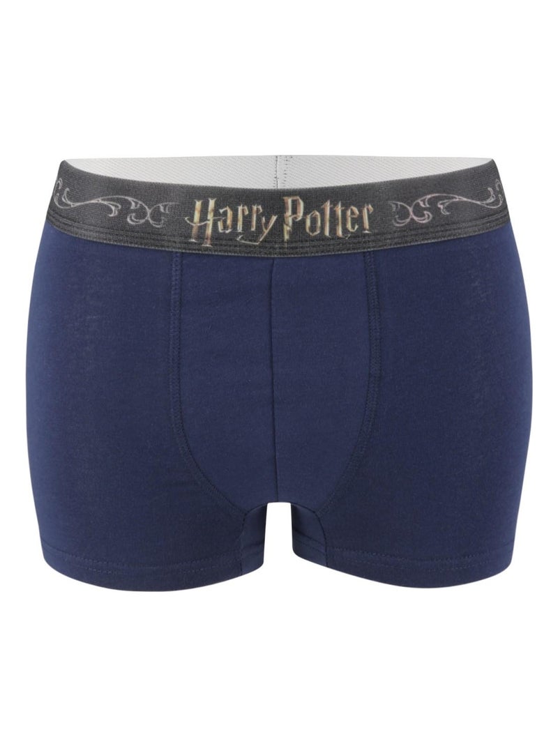 Lot de 4 Boxers coton homme Uni Harry Potter - Gris - Kiabi - nu€