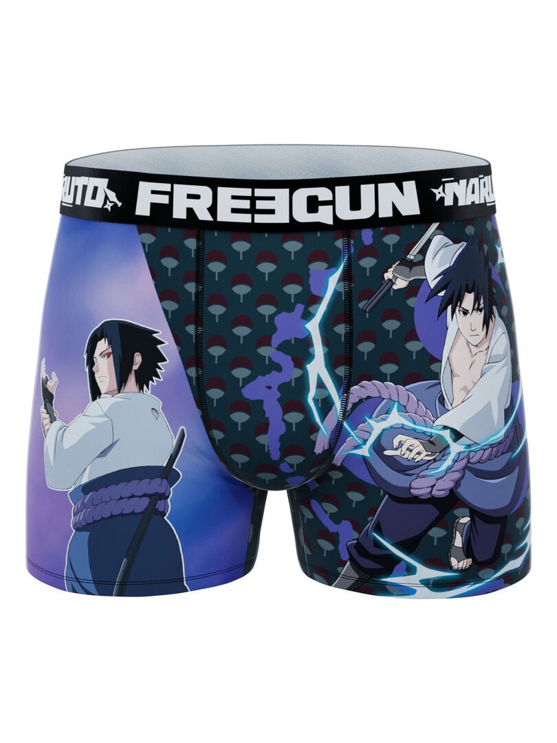 Lot de 4 boxers homme Naruto Shippuden Freegun - Noir - Kiabi - 29.90€
