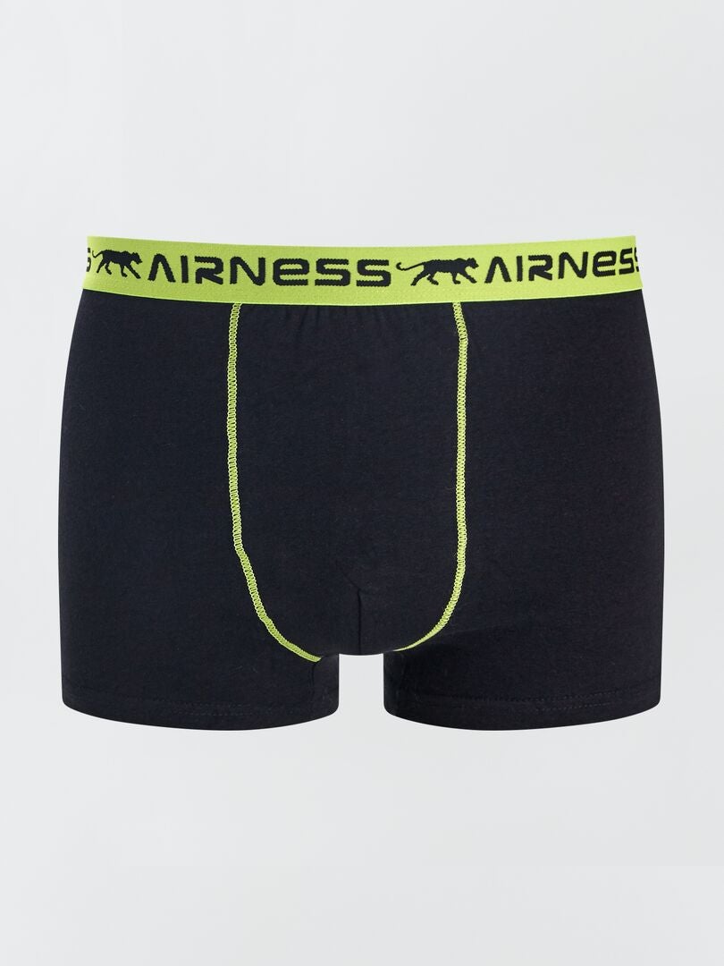 Lot de 5 boxers 'Airness' - noir - Kiabi - 20.00€