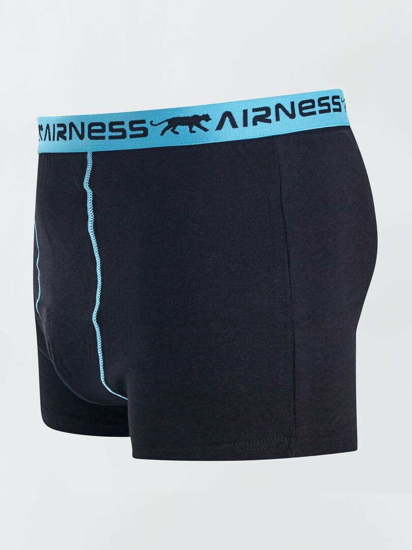 Lot de 5 boxers 'Airness' - noir - Kiabi - 20.00€