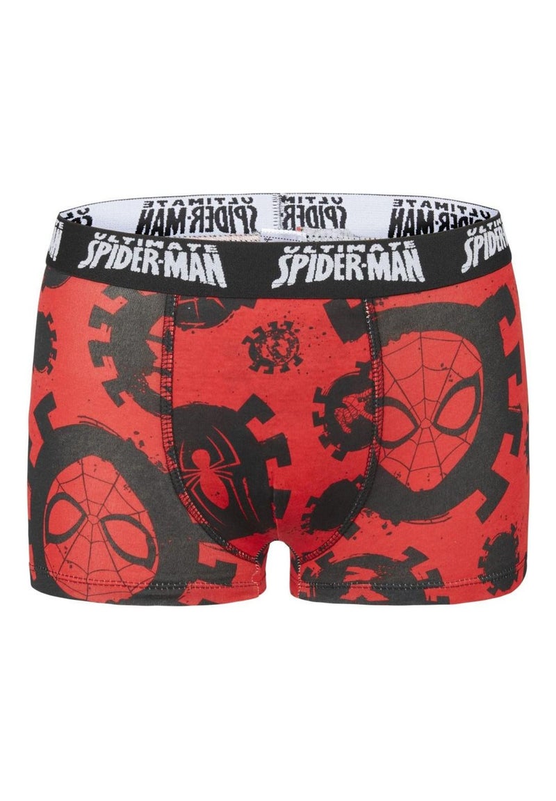 Lot de 5 Boxers coton garçon Spider Ultimate Spiderman - Rouge - Garçon ...