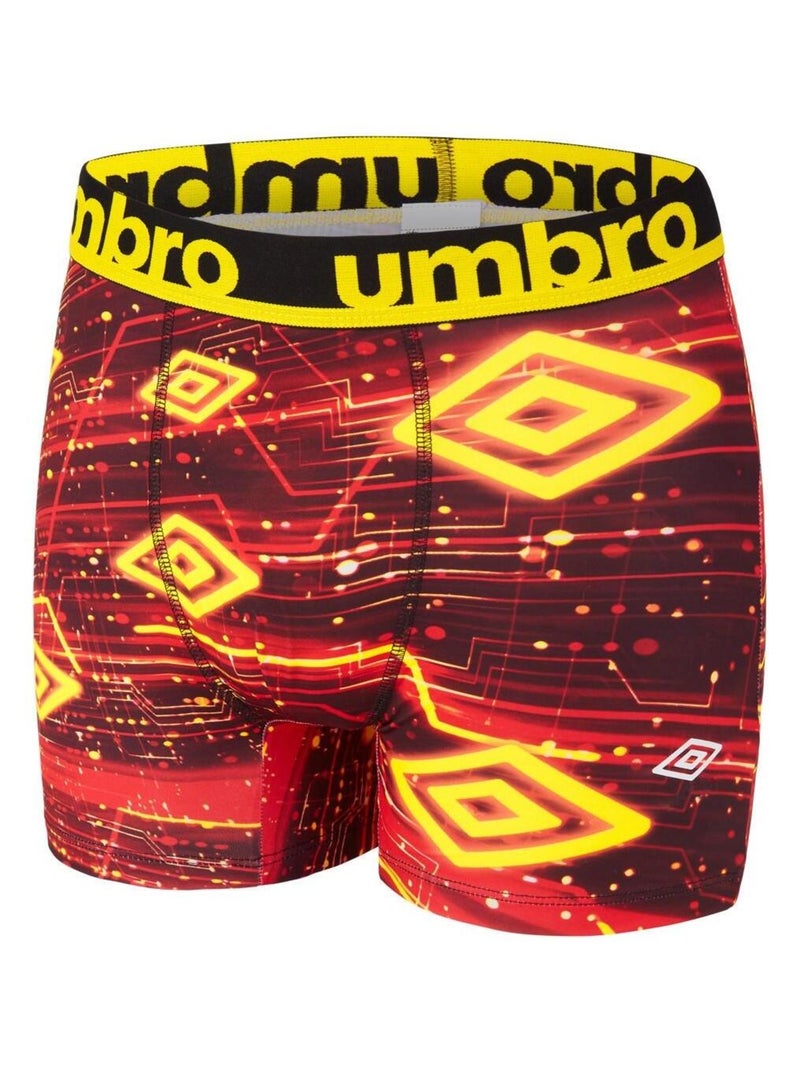 Lot de 5 Boxers homme imprimé Sublimation Umbro - Noir - Kiabi - nu€
