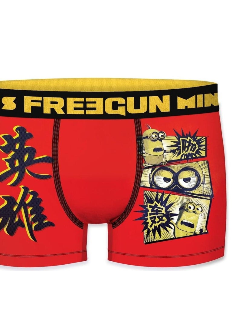 Lot de 5 Boxers homme Les Minions Despicable Me Freegun - Rouge - Kiabi ...