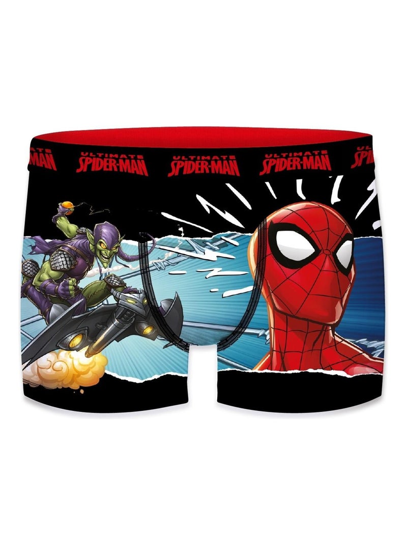 Lot de 6 Boxers garçon Spider-Man Ultimate Spiderman - Noir - Garçon ...