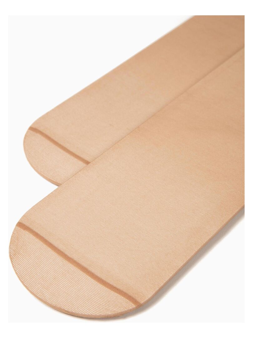 Lot de cinq paires de collants transparents pour fille - Beige - Kiabi ...