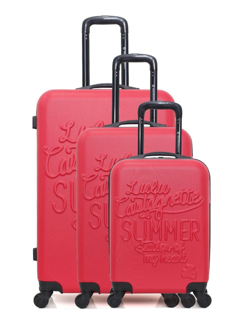 LULU CASTAGNETTE - SET DE 3 ABS SAILOR-A 4 Roues - Rouge - 0.00€ - Kiabi